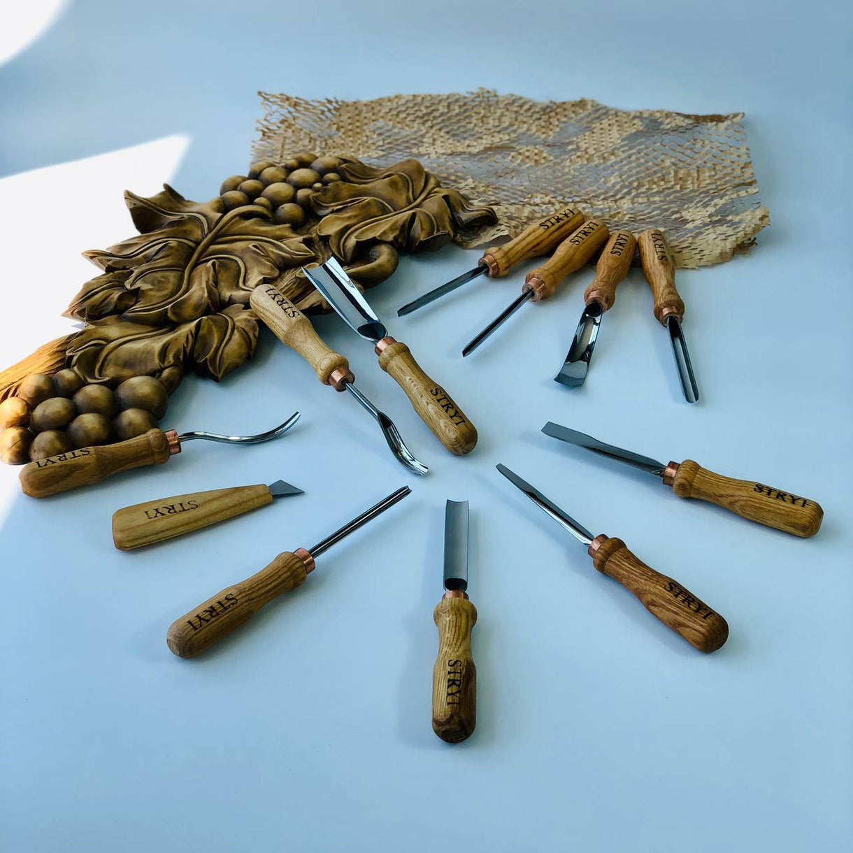 Wood Carving Kit - 12-Piece Versatile Toolset by STRYI Profi | Shop ...